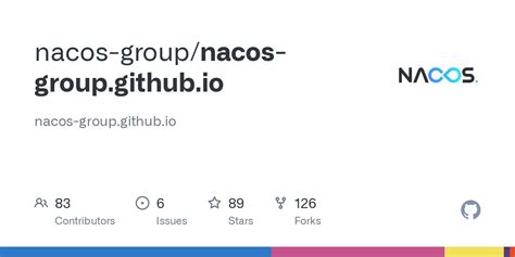 GitHub Nacos Group Nacos Group Github Io Nacos Group Github Io