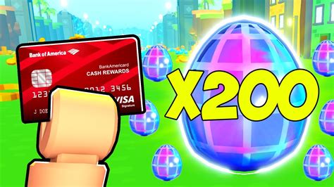 I Opened 200 Exclusive Hologram Eggs In Roblox Pet Simulator X YouTube