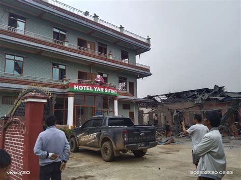 Tnla နှင့် Mndaa အုပ်ချုပ်သည့် ကွတ်ခိုင်မြို့ကို စစ်တပ်ဗုံးကြဲ၊ ကလေးအပါအဝင် ခြောက်ဦးသေဆုံး