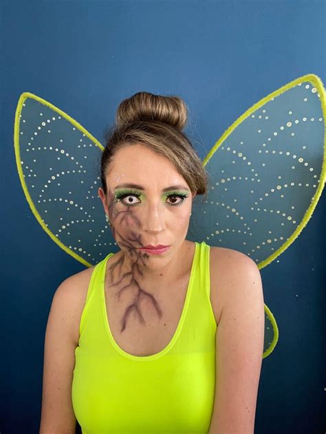 Tinkerbell Hallowen Makeup In 2023 Tinkerbell Makeup Disney Makeup