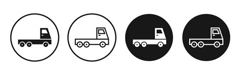 Truck Container Empty Icon Vector Art At Vecteezy