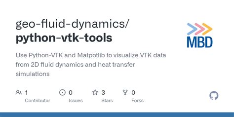 GitHub Geo Fluid Dynamics Python Vtk Tools Use Python VTK And