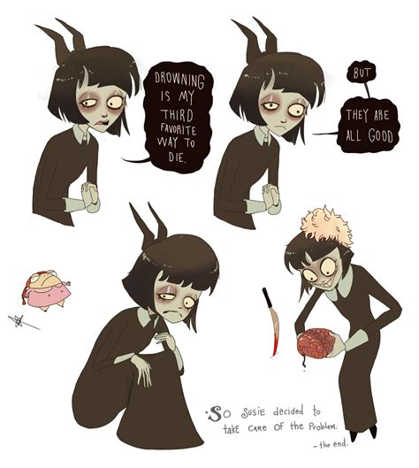 Creepy Susie Tim Burton Scary Fanart The Oblongs Fan Art 45012197
