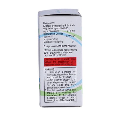 Combipat Ophthalmic Solution 5 Ml Price Uses Side Effects