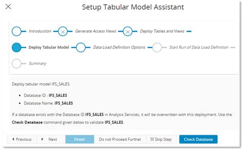 Analysis Models Setup A Tabular Model Technical Documentation For