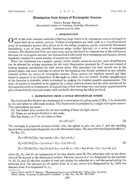 Pdf Illumination From Arrays Of Rectangular Sources Dokumentips Pdf Illumination From Arrays Of Rectangular Sources Dokumentips