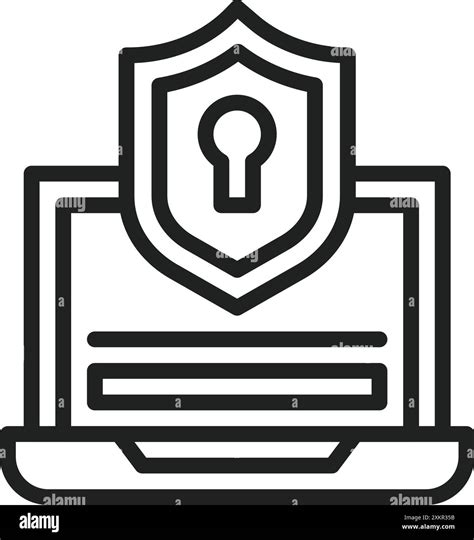Cyber Security Icon Vector Image Suitable For Mobile Application Web