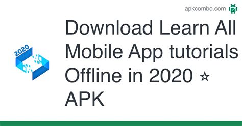 Learn All Mobile App Tutorials Offline In 2020 ⭐️ Apk Android App