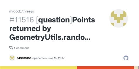 Question Points Returned By Geometryutilsrandompointsingeometry Cant