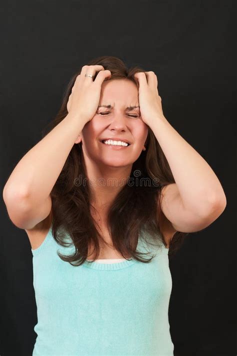 Triste Imagen De Archivo Imagen De Estudio Triste Belleza 18455671