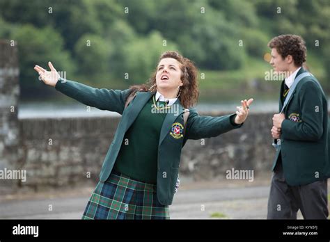 Derry Girls From Left Louisa Harland Dylan Llewellyn Season 1