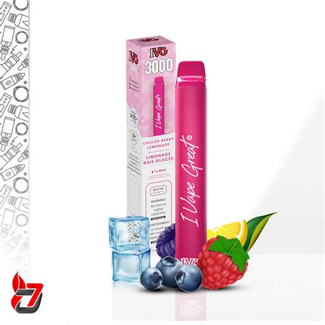 پاد یکبارمصرف آی‌وی‌جی 3000 پاف Ivg Bar 3000 Puffs Disposabled Pod