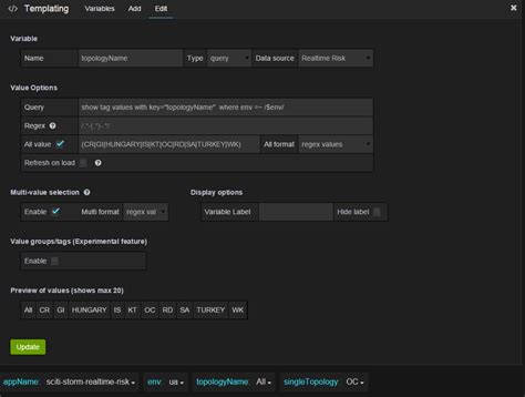 Querying And Templating On Grafana With Influxdb · Chenxi Li