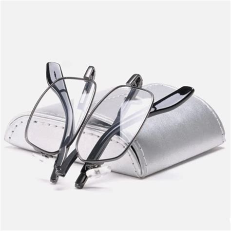 Plastic Frame Folding Slim Reading Glasses Women Men Diopter 10 35