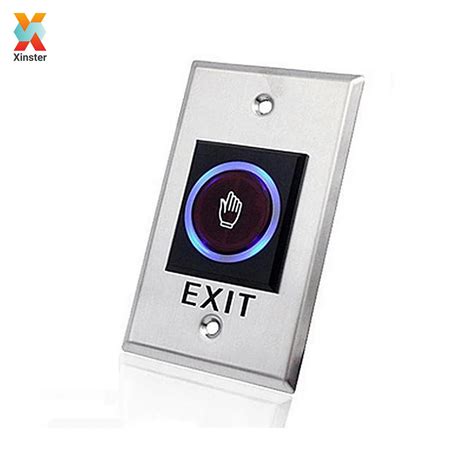 LED Indoor No Touch Request To Exit Sensor Exit Buttom And Open Switch