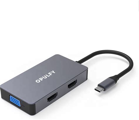 Opulfy Usb C Hub In Usb C Hub X Hdmi Vga Usb C Opladen