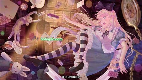 连衫围裙爱丽丝梦游仙境猫和女孩图片尺寸3840x2160 Bobopic