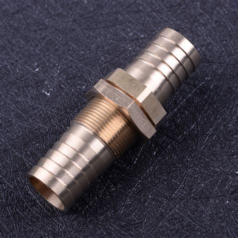 2pcs 58 16mm Brass Bulkhead Fitting Barb Straight Connector Joiner Ebay