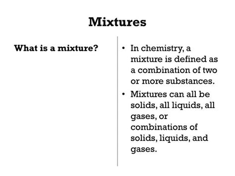 Ppt Mixtures Powerpoint Presentation Free Download Id2979387