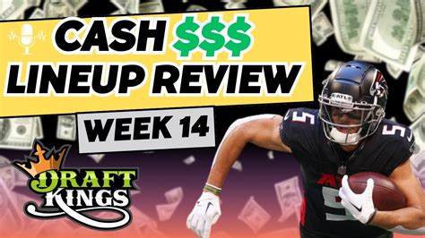 Nfl Dfs Week 14 Cash Lineup Review Youtube