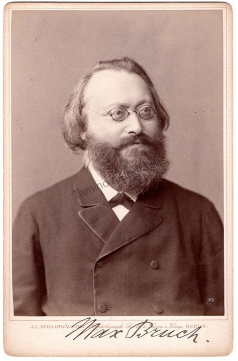 Max Bruch Autograph 1897 Signed Photo Photo Conductors
