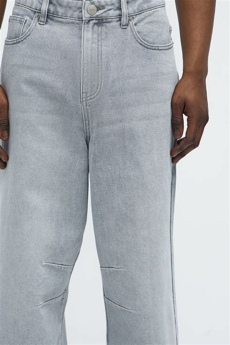 Kylan Classic Baggy Jeans Slate Grey Fashion Nova