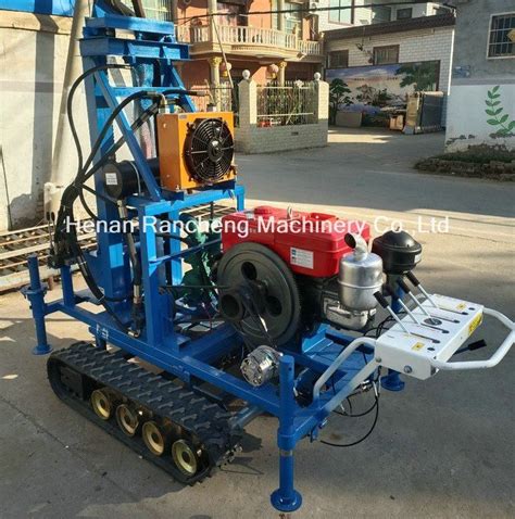 25hp Crawler Type Diesel Water Well Drilling Rig Deep Well Drilling