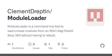 Github Clementdreptinmoduleloader Moduleloader Is A Command Line Tool To Loadunload Modules