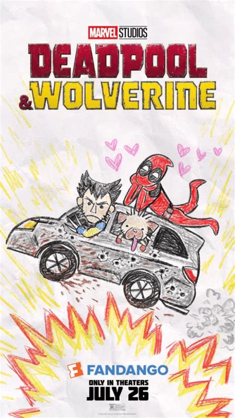 Deadpool And Wolverine Ganha Cartaz Nacional Inspirado Em ‘a Bela E A Fera