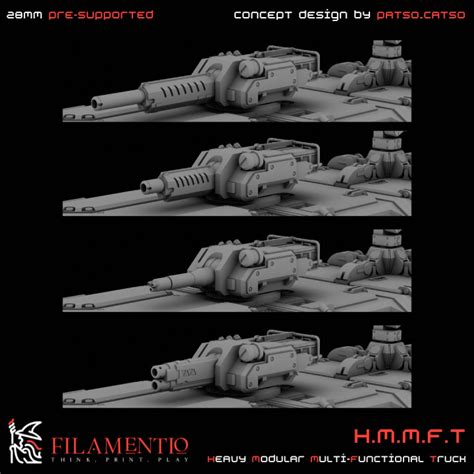 D Printable Hv H M M F T Heavy Multi Modular Functional Truck