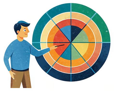 Premium Photo A Man Pointing To The Radar Chart Visualization