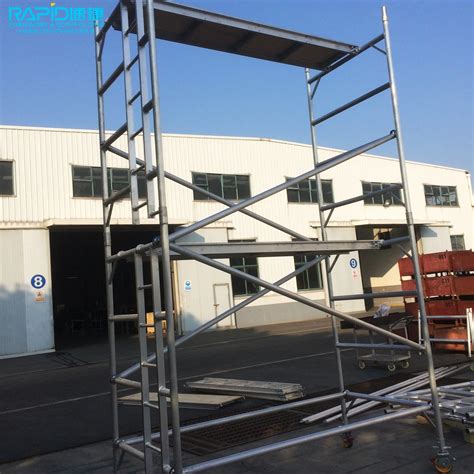 Multipurpose Scaffolding Platform Aluminum Scaffold Mobile Tower 6061 T6 Scaffold Tower With