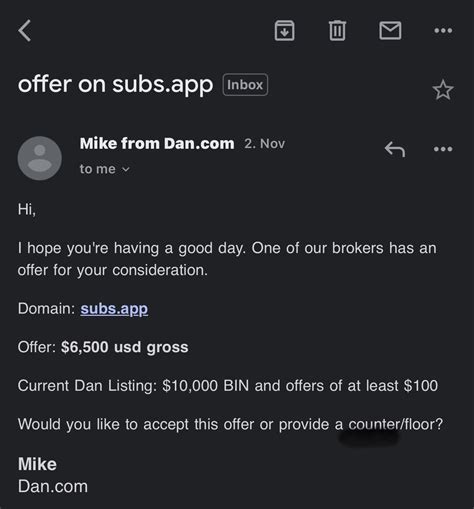opinions to accept counter offer r webdev