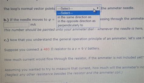 Solved The Diagram Below Shows A Galvanometer Which Can