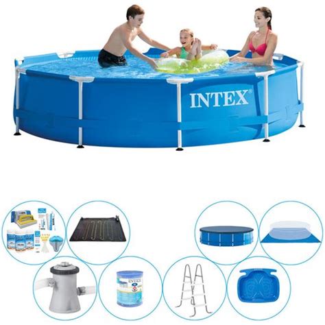 Intex Piscine Metal Frame 305 X 76 Cm Paquet Complet Prix