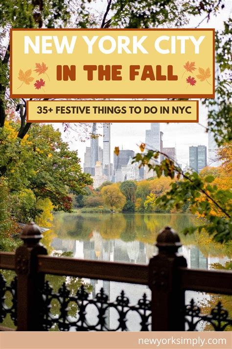 New York City In Fall 35 Festive Fall Things To Do In NYC Visiting