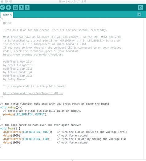 Installing Arduino Ide Blinking An Led And Github Libraries
