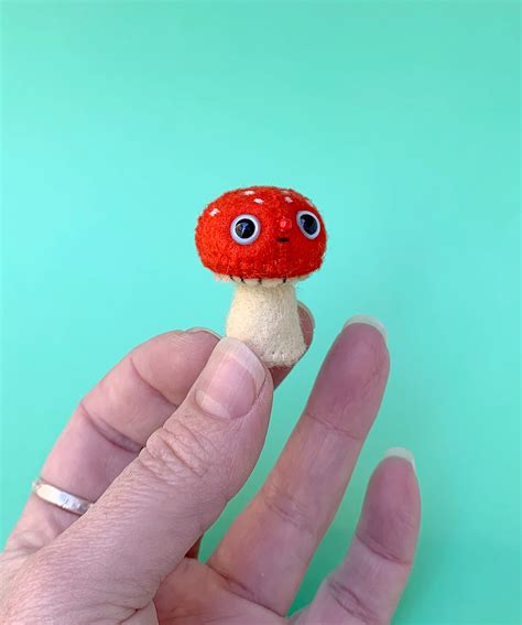 Reject 1 Tiny Mushroom Art Doll Hannakin
