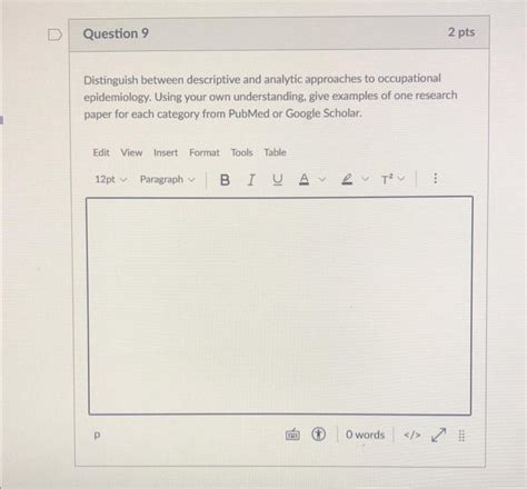 Solved Distinguish Between Descriptive And Analytic Chegg