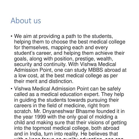 Mbbs In Abroad Without Neet Vishwa Medical Admission Pointpptx Free