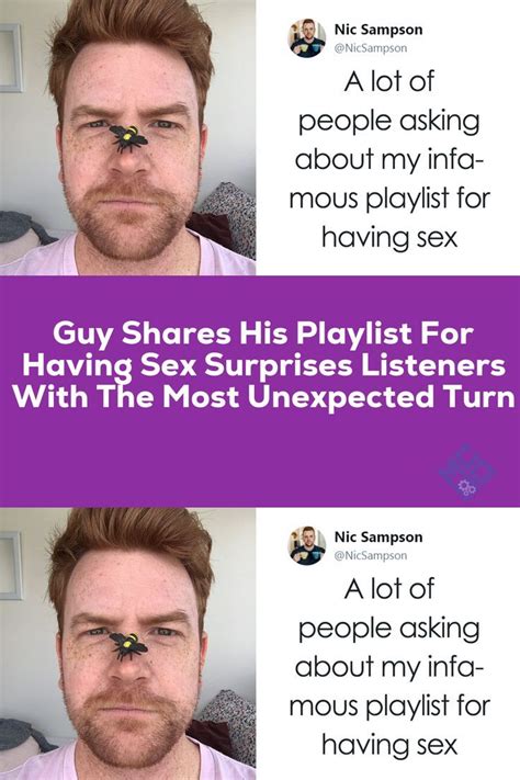 Guy Shares His Playlist For Having Sex Surprises Listeners With The