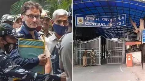 Security Breach Delhi Prisons Suspends 4 Officials Over Yasin Maliks