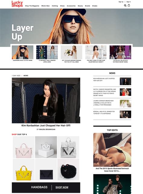 'Lucky' Launches Lucky Shops, Its New E-commerce Venture - Fashionista