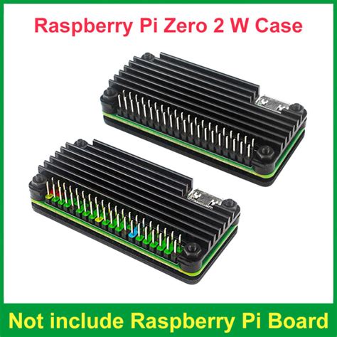 【best price guaranteed】 raspberry pi zero 2 w aluminum case passive