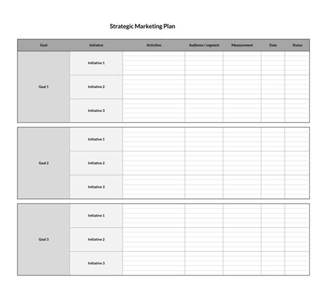 12 Free Marketing Plan Templates 8 Steps Guide