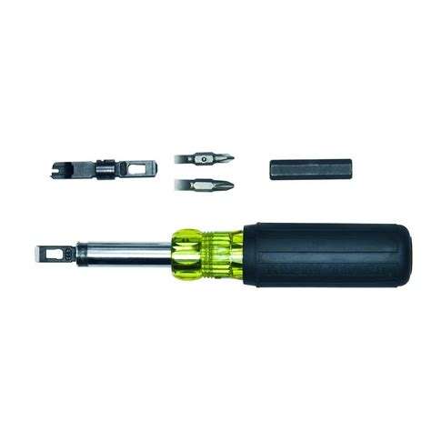 Klein Tools 12 3 4 In Punchdown Multi Bit Screwdriver Vdv001 081 The