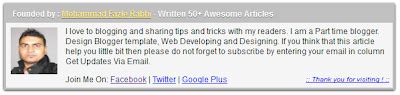 Add Author Info Box At The Bottom Of Every Blog Post Bloggerspice Ai