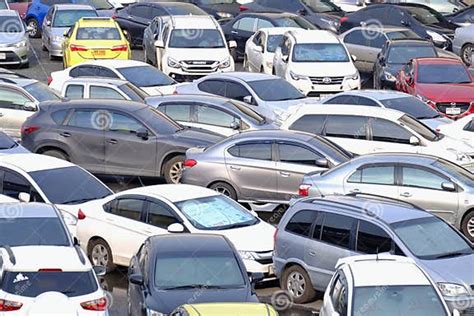 Bangkok Thaïlande Le 11 Décembre 2019 Beaucoup De Voitures De