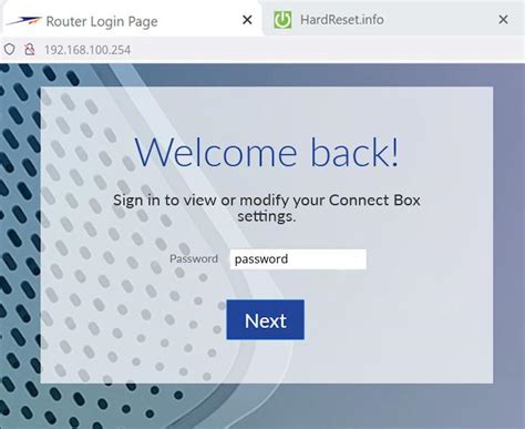 Open Admin Page On ARRIS SBX P How To HardReset Info