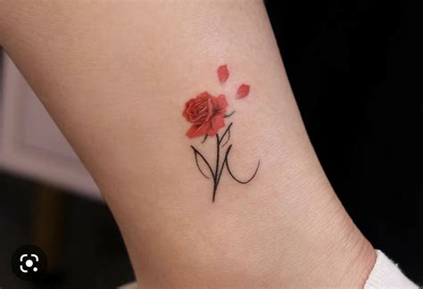 K Rosé Tattoo Hand Tattoos For Women Simple Arm Tattoos Cute